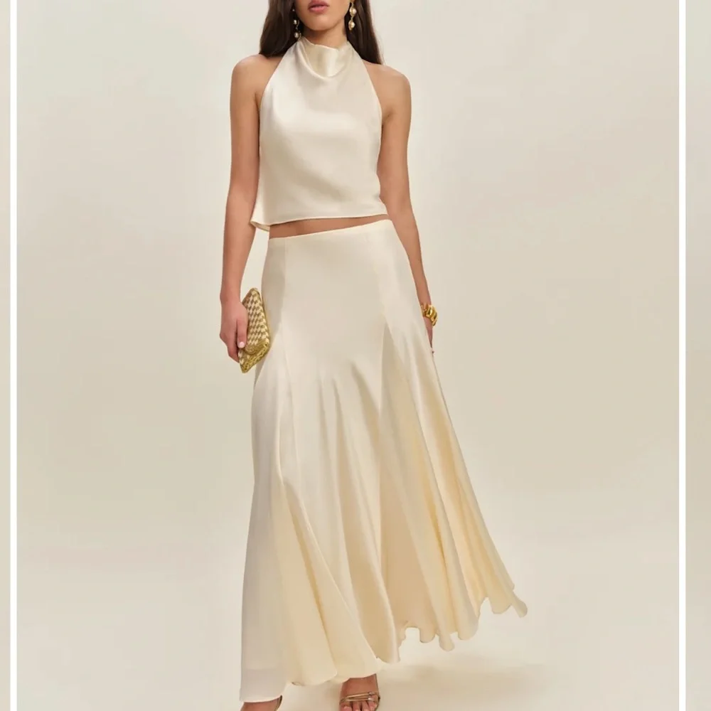 Reformation | Dresses | Nwt Reformation Sera Silk Two Piece | Poshmark